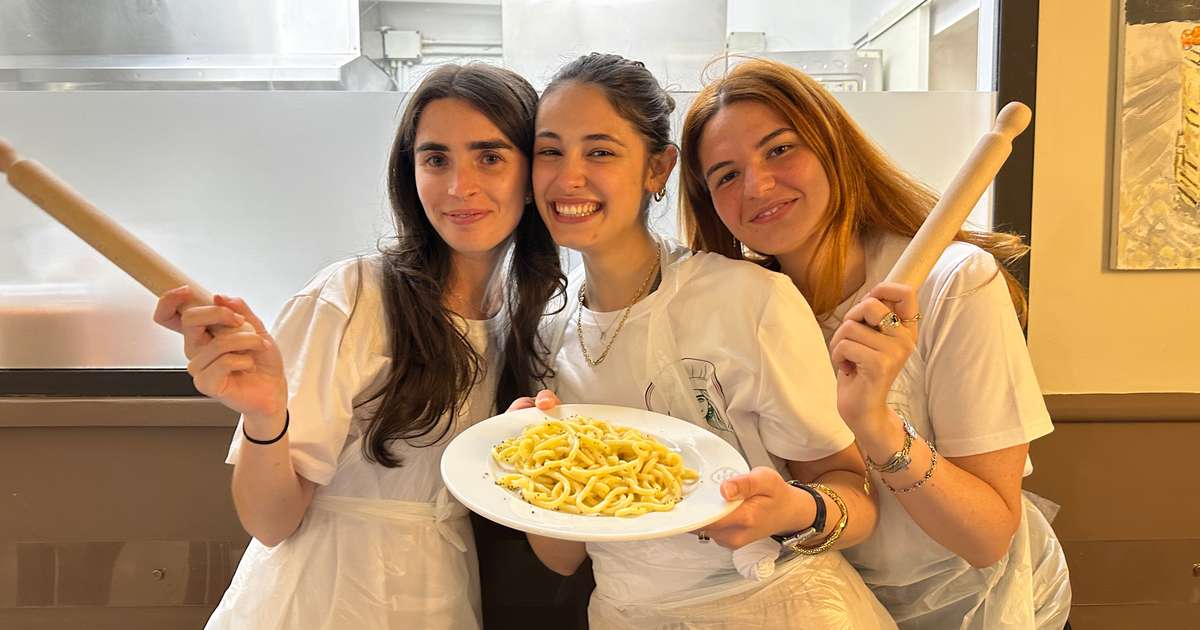 Hand-made Authentic Roma Pasta Dish and Tiramisu Cake Cooking Class ...